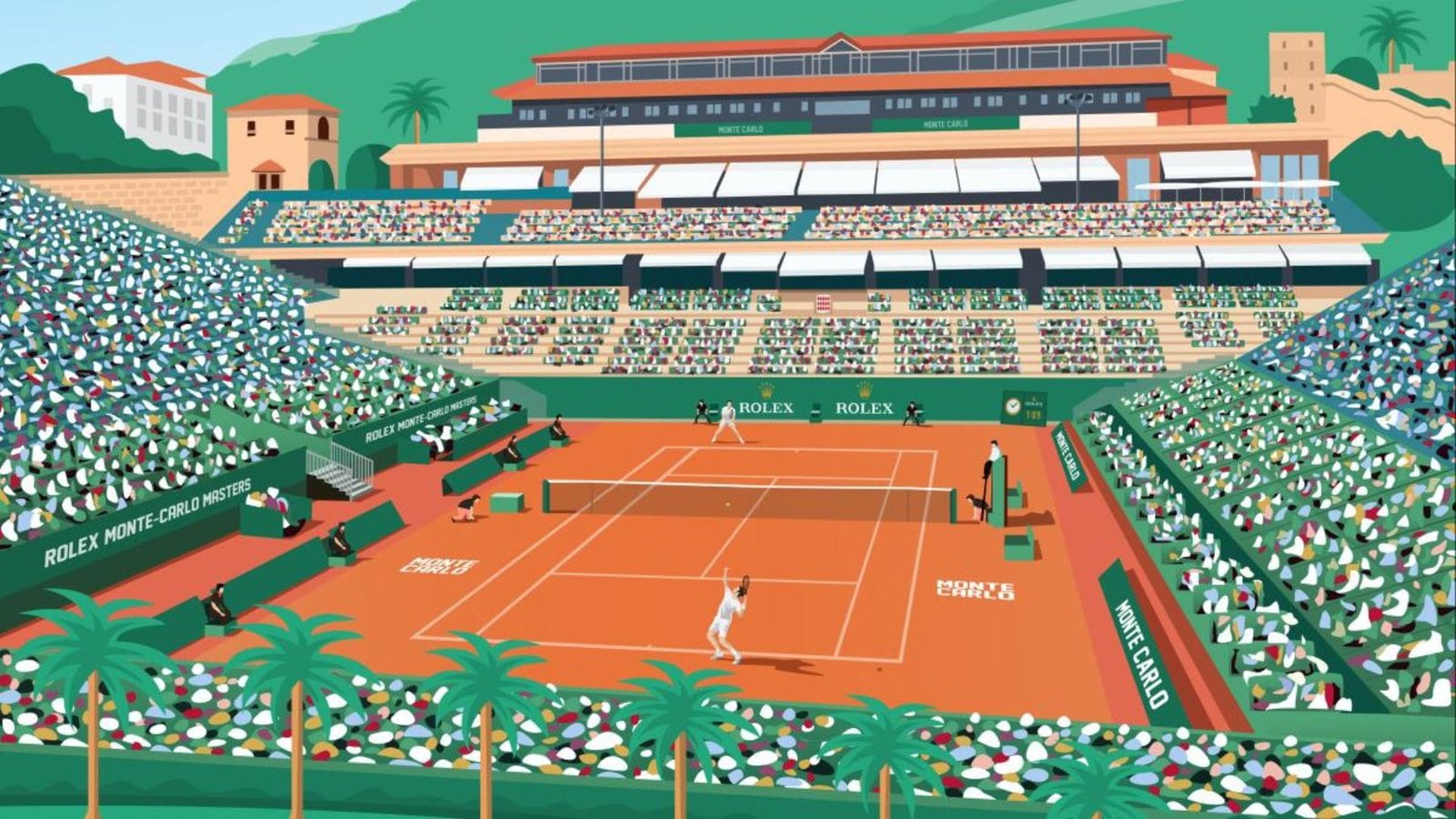 Space Visuals - Agence Audiovisuelle pour le Le Rolex Monte-Carlo Masters